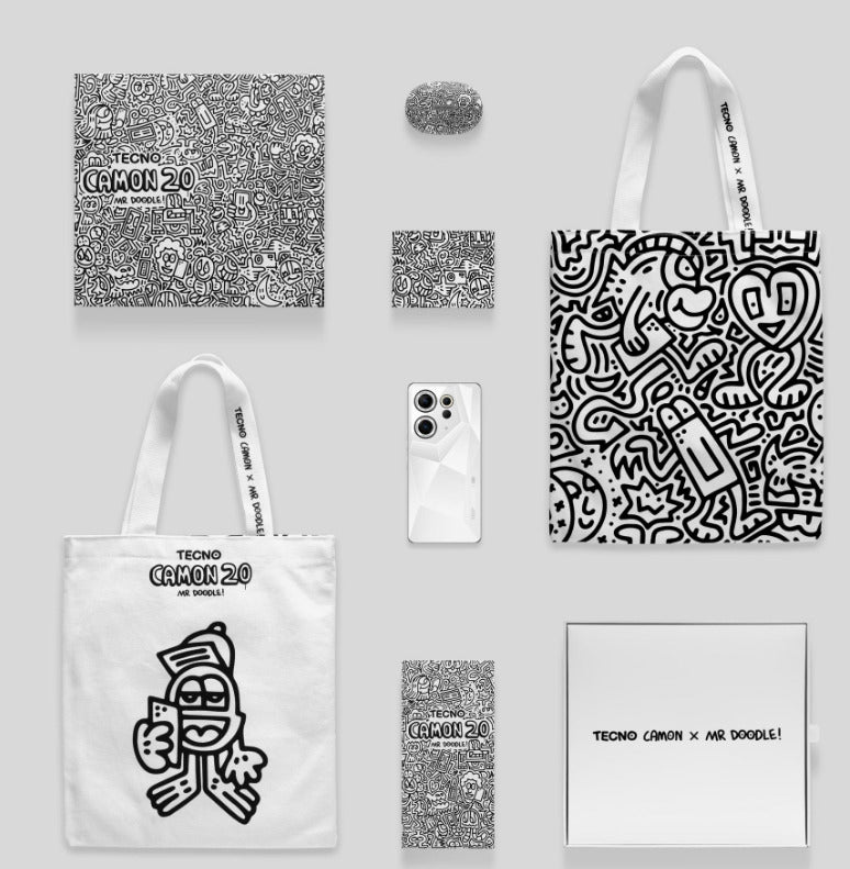 TECNO CAMON 20 PREMIER MR DOODLE BOX GIFT – Klicel SA